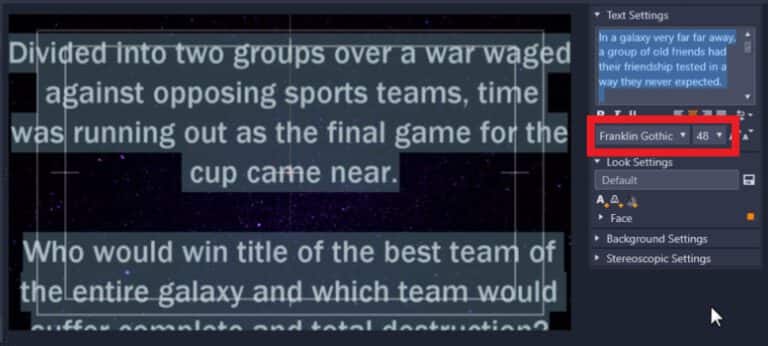 Make a Star Wars scrolling text intro - Corel Discovery Center