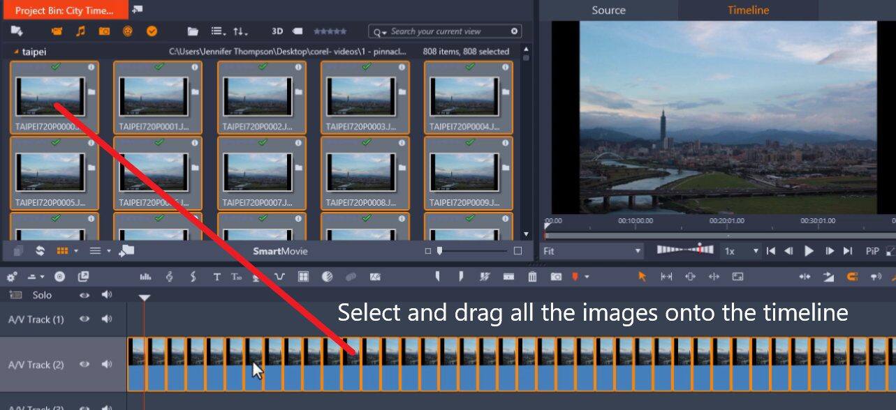 Creating a time-lapse video in Pinnacle Studio - Corel Discovery Center