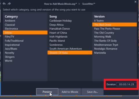 How to add music to videos - Corel Discovery Center