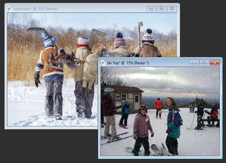 How to add snow to a photo - Corel Discovery Center