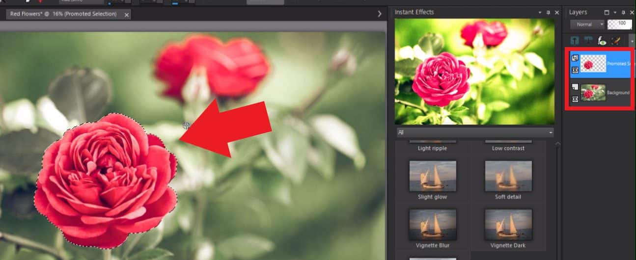 Adding Instant Effects - Corel Discovery Center