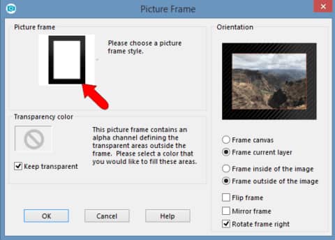 Adding picture frames to your photos - Corel Discovery Center