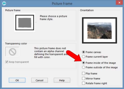 Adding picture frames to your photos - Corel Discovery Center