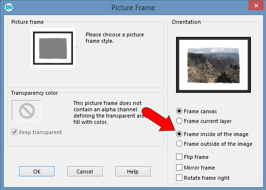 Adding picture frames to your photos - Corel Discovery Center