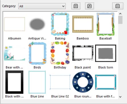 Adding picture frames to your photos - Corel Discovery Center