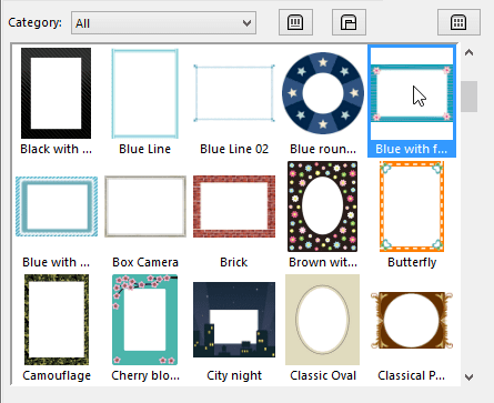 Adding picture frames to your photos - Corel Discovery Center