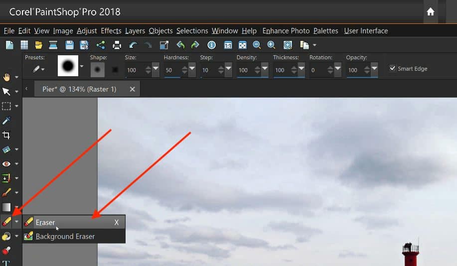 Creating transparent backgrounds with the Background Eraser - Corel ...