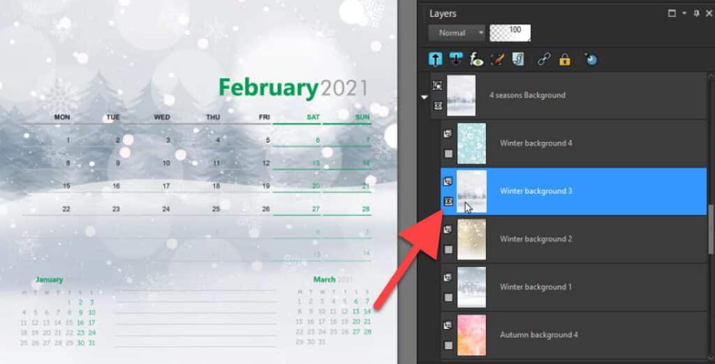 How to use calendar templates - Corel Discovery Center