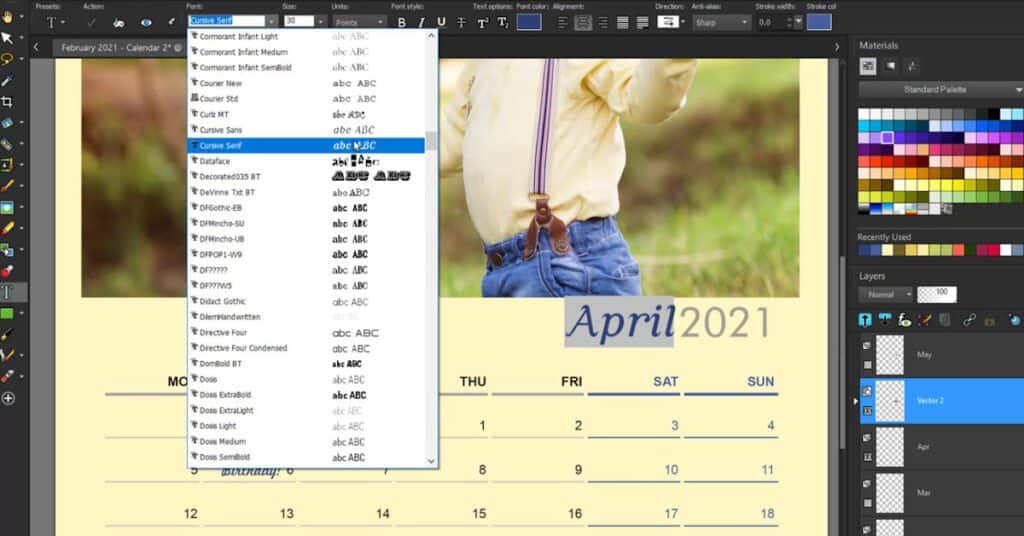 How to use calendar templates - Corel Discovery Center