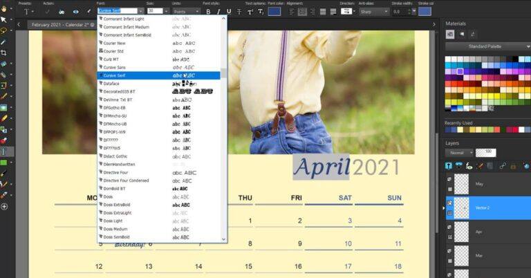 How to use calendar templates - Corel Discovery Center