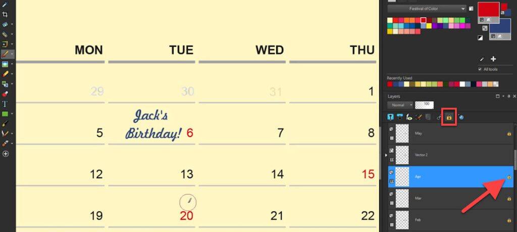 How to use calendar templates - Corel Discovery Center