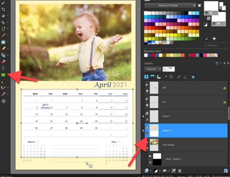 How to use calendar templates - Corel Discovery Center