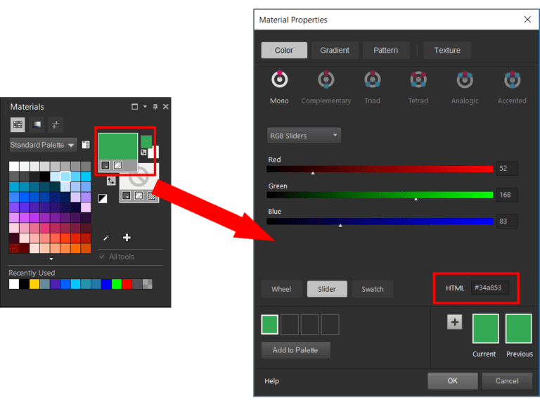Sampling And Selecting Colors With The Dropper Tool Corel Discovery Sampling And Selecting Colors With The Dropper Tool Corel Discovery