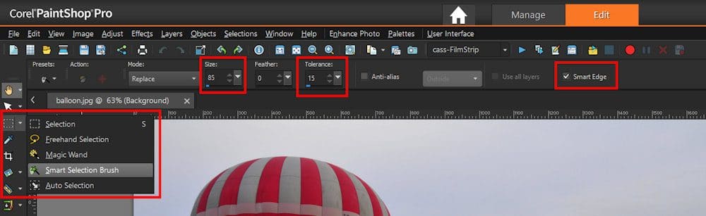 Making a fine-detail selection - Corel Discovery Center