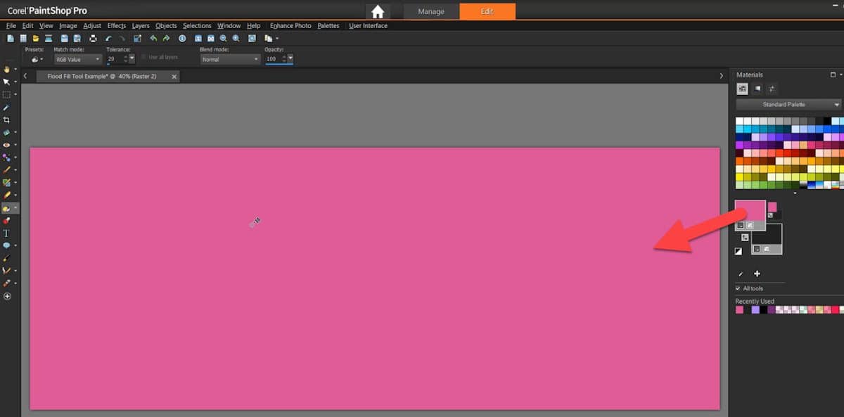How to use the Flood Fill tool - Corel Discovery Center