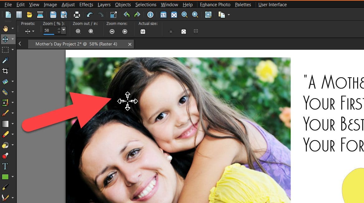 How to use the Move tool in PaintShop Pro - Corel Discovery Center