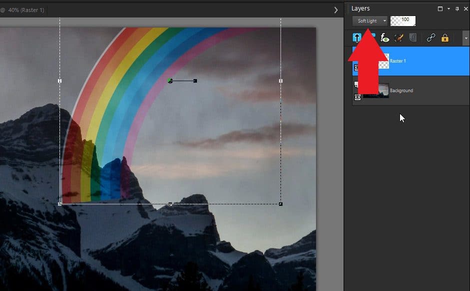 Add a rainbow to photos - Corel Discovery Center