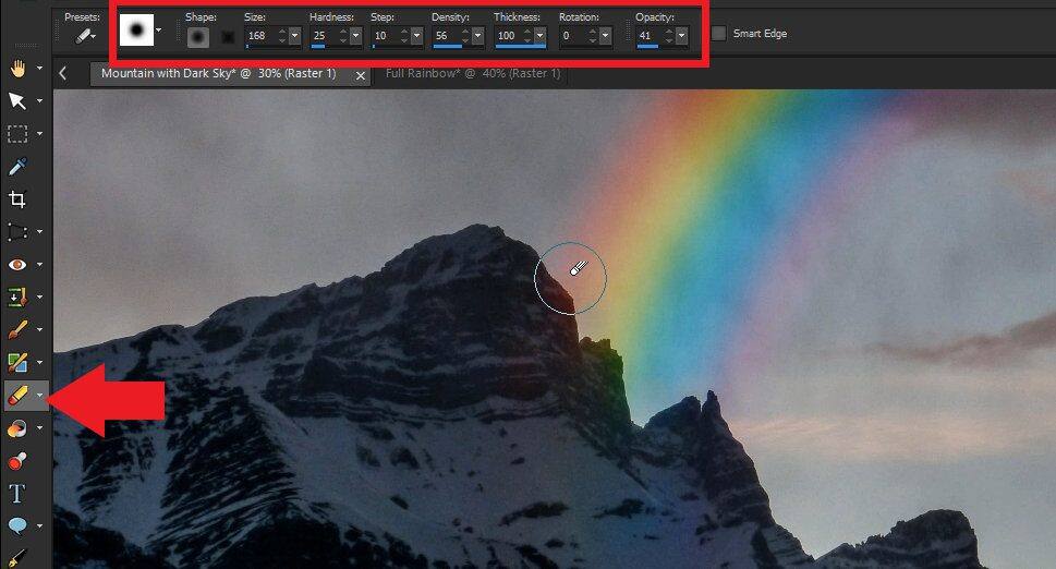 Add a rainbow to photos - Corel Discovery Center