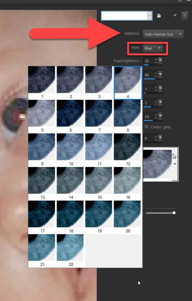 Removing the red-eye effect - Corel Discovery Center
