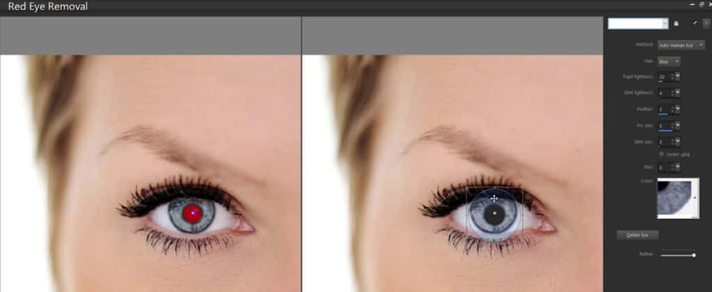 Removing the red-eye effect - Corel Discovery Center