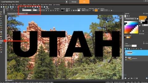 How to cut out shapes and text - Corel Discovery Center