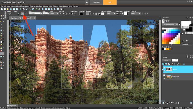 How to cut out shapes and text - Corel Discovery Center