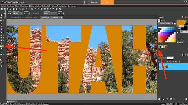 How to cut out shapes and text - Corel Discovery Center