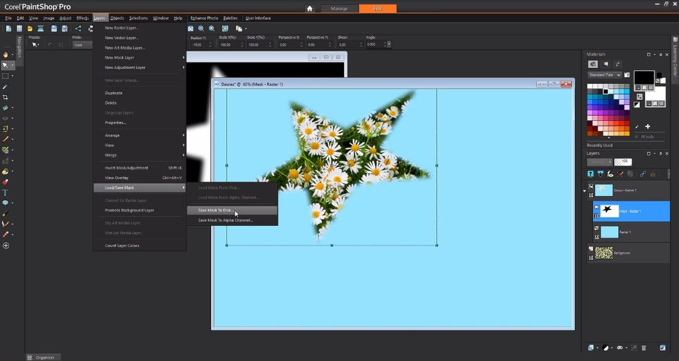 Creating masks from text and shapes - Corel Discovery Center