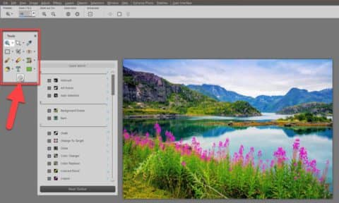 Overview of the Tools toolbar - Corel Discovery Center