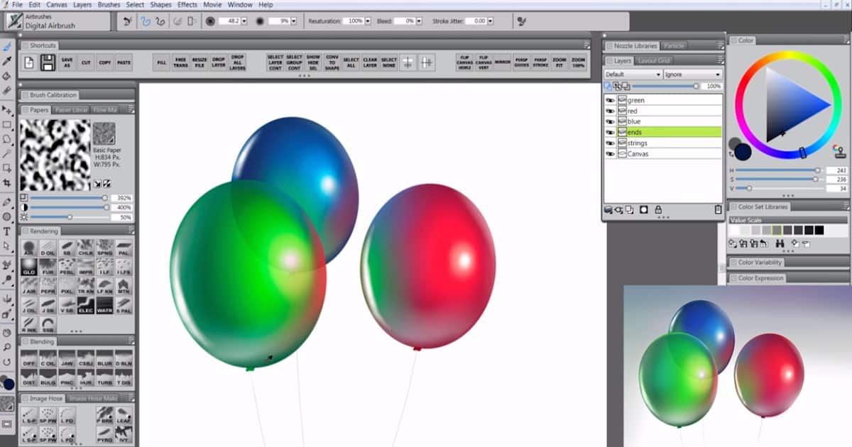 How to draw balloons - Corel Discovery Center