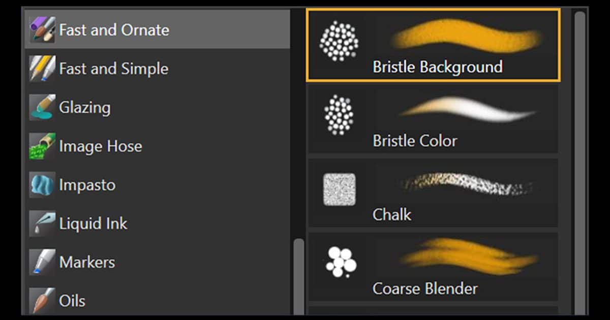 Painting with Fast brushes - Corel Discovery Center