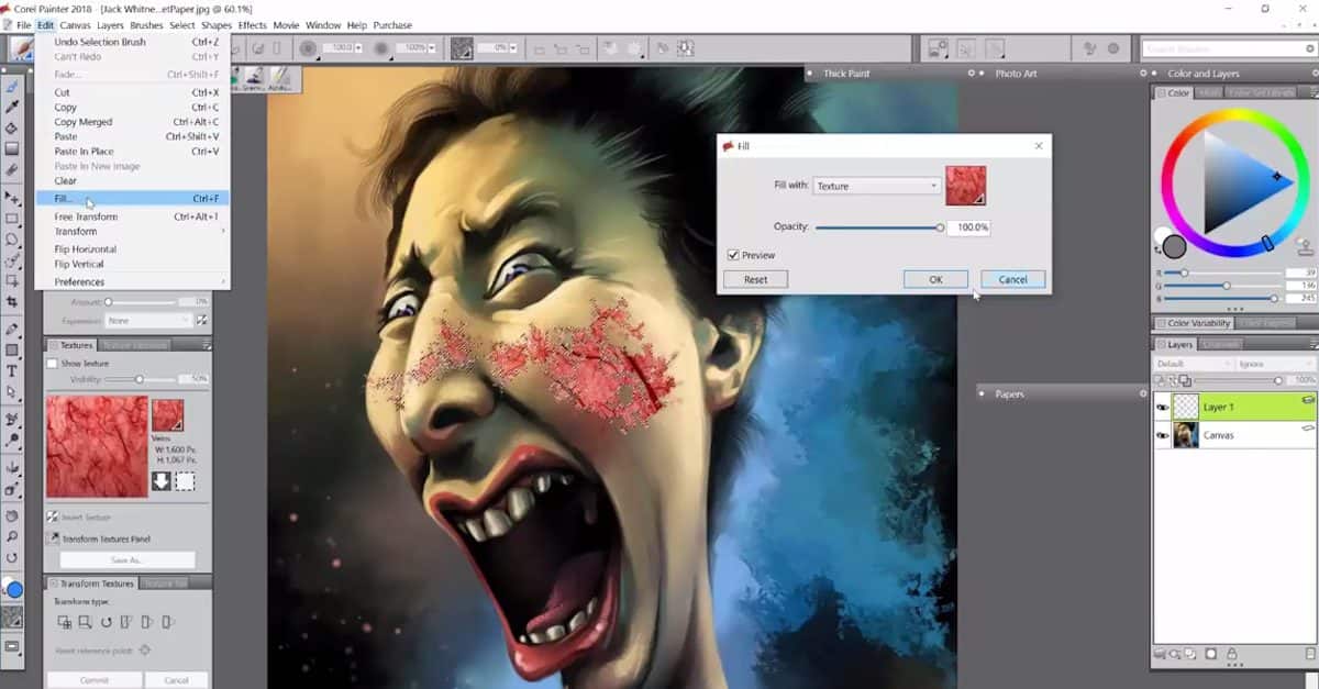 How to fill with texture - Corel Discovery Center