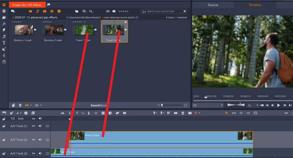 Advanced picture-in-picture effects in Pinnacle Studio - Corel ...