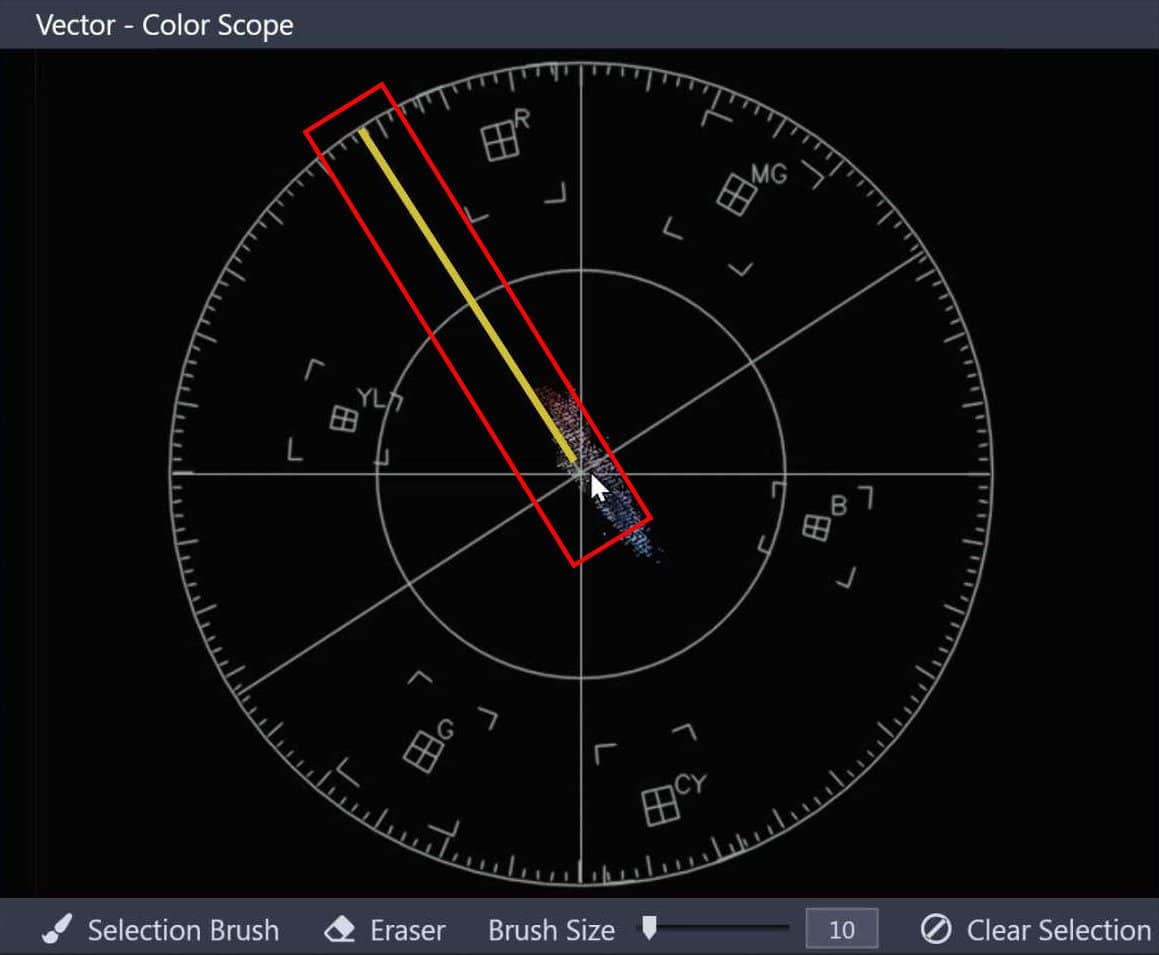 How to use the Selective Vectorscope - Corel Discovery Center