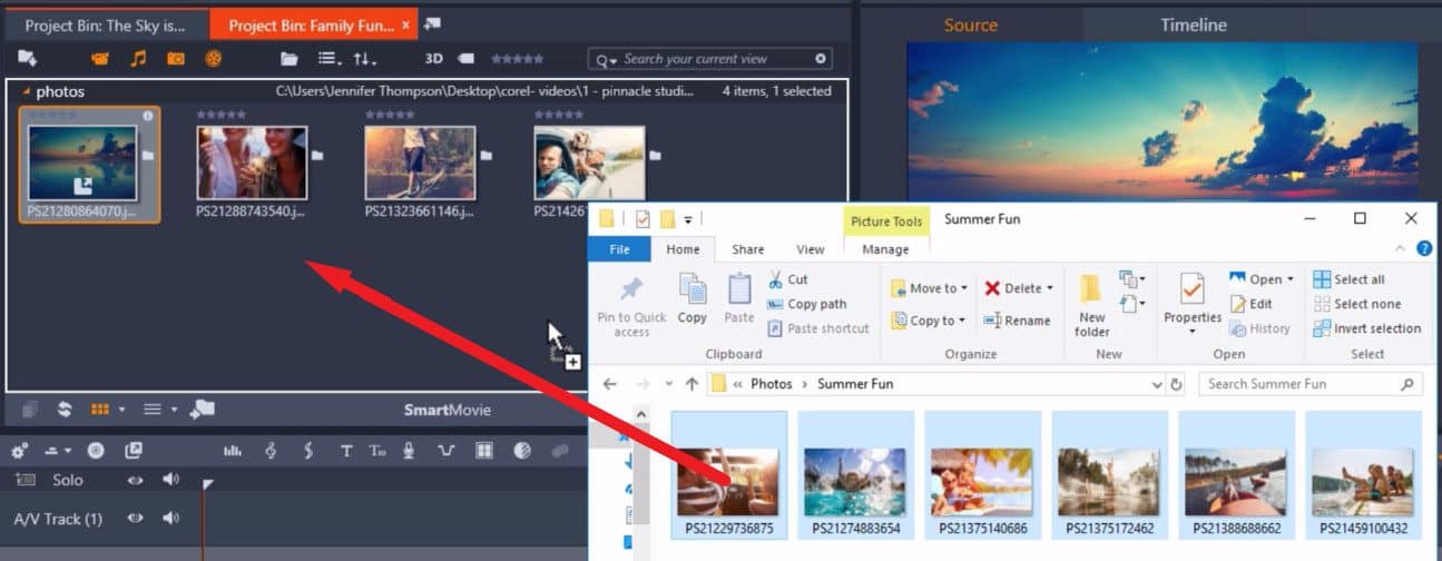 Setting up your project - Corel Discovery Center