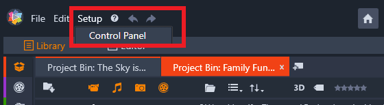 Setting up your project - Corel Discovery Center