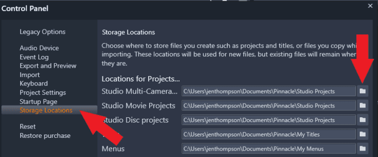 Setting up your project - Corel Discovery Center