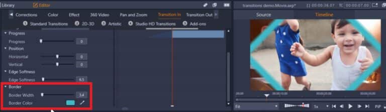 How to use transitions - Corel Discovery Center
