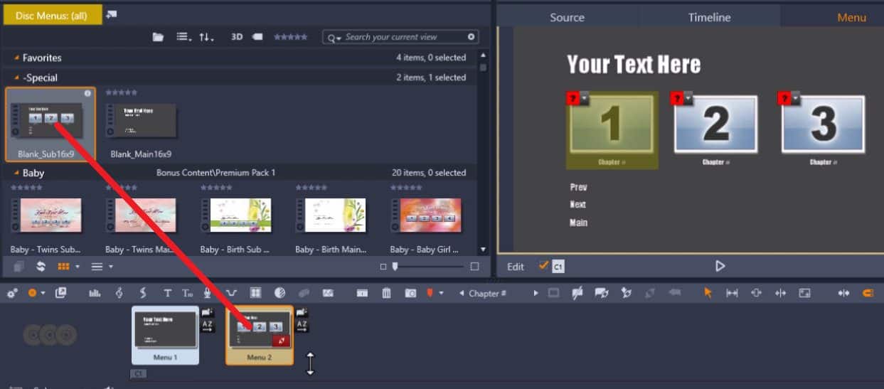 DVD Menu and Disc Authoring with Pinnacle Studio - Corel Discovery Center