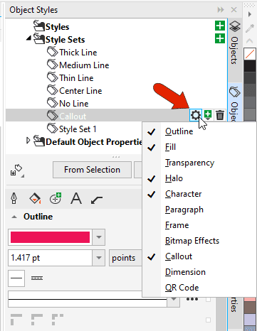 Working with Style Sets in Corel DESIGNER - Corel Discovery Center