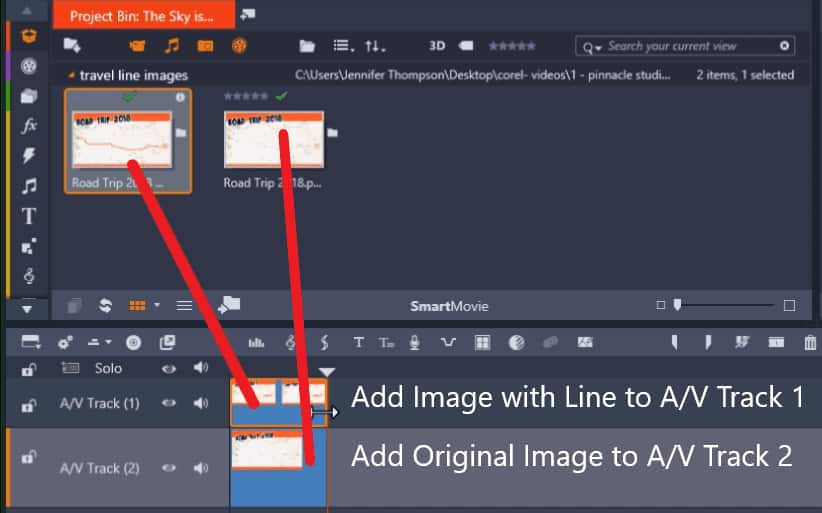 How to make an animated travel line - Corel Discovery Center
