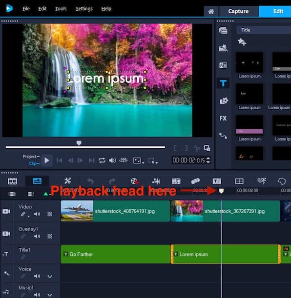 Creating basic titles - Corel Discovery Center