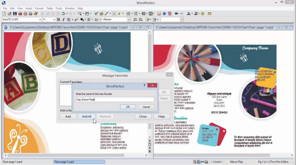 Creating and Managing Favorites - Corel Discovery Center