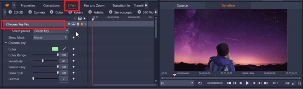 Adding outlines, glows and shadows to green screen footage - Corel ...