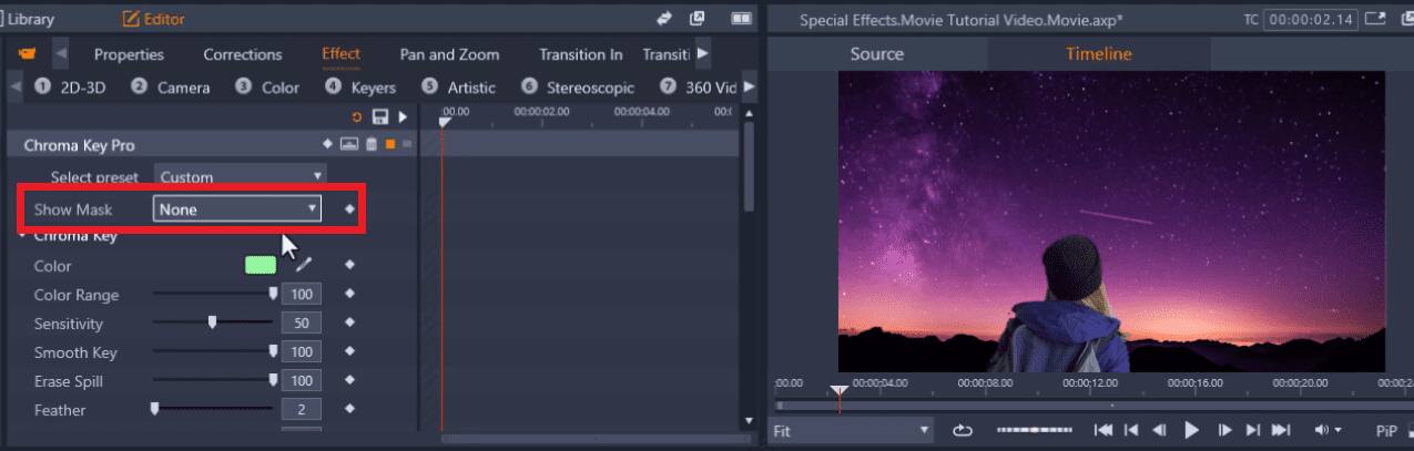 Adding outlines, glows and shadows to green screen footage - Corel ...