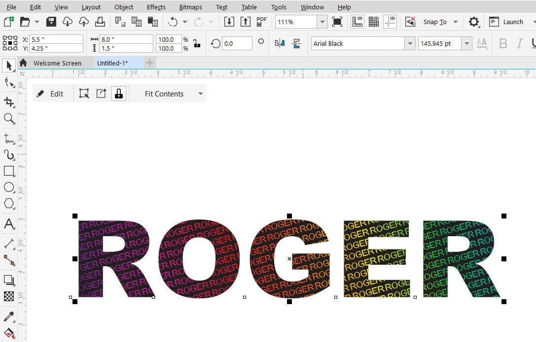 Create a mosaic text effect - Corel Discovery Center