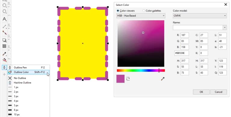 The Outline Pen tool in CorelDRAW - Corel Discovery Center