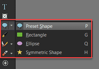 How to use the Shape tools - Corel Discovery Center