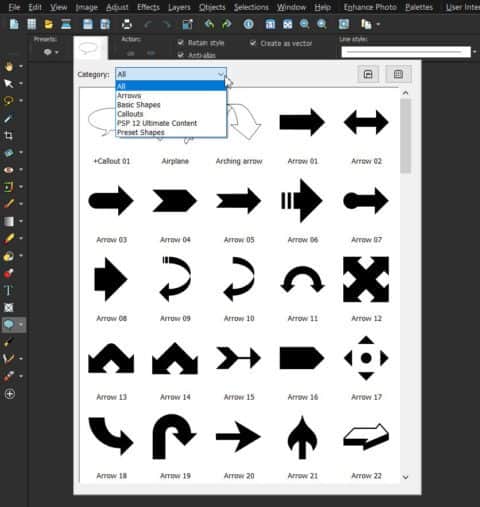 How to use the Shape tools - Corel Discovery Center