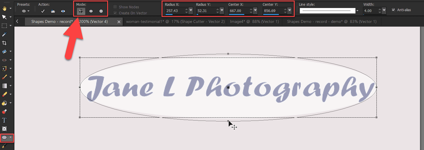 How to use the Shape tools - Corel Discovery Center